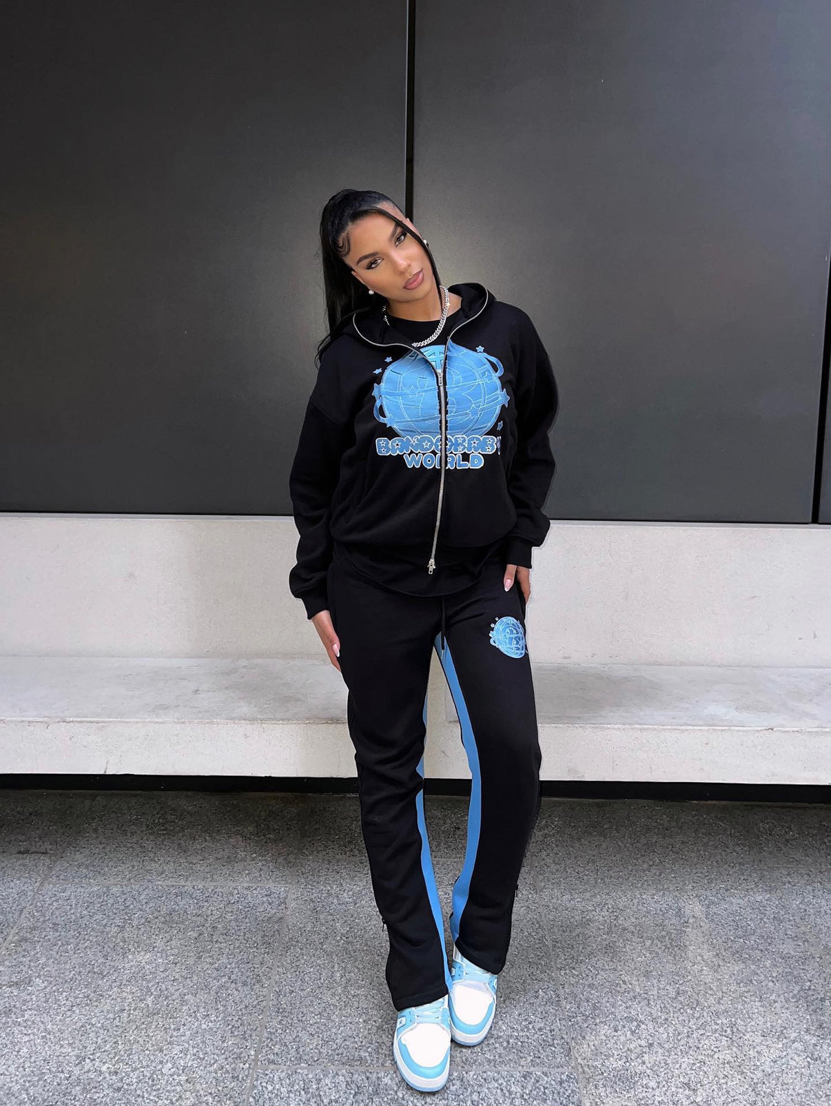 Bando Baby World Tracksuit Azure blue | Bando Baby