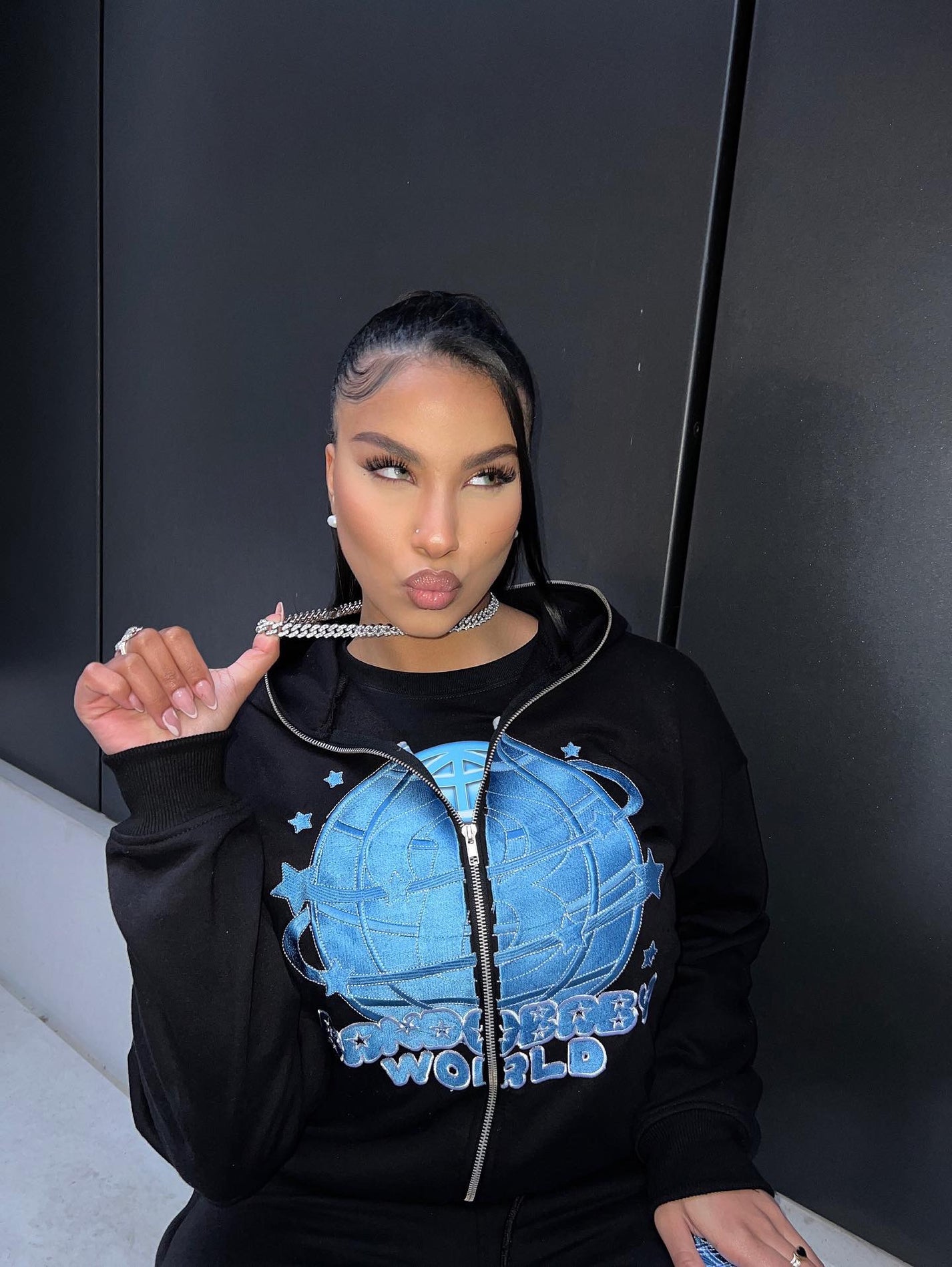 Bando Baby World Tracksuit Azure blue | Bando Baby